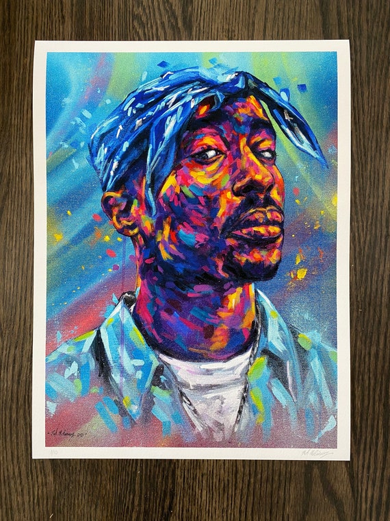 Tupac Shakur Fine Art Print | Etsy