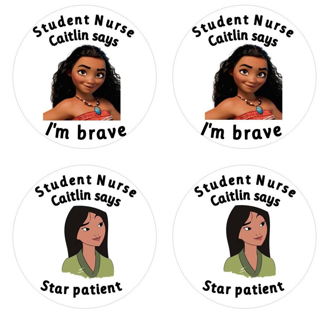 Disney Inspired, Personalised Medical Profession Stickers for ...