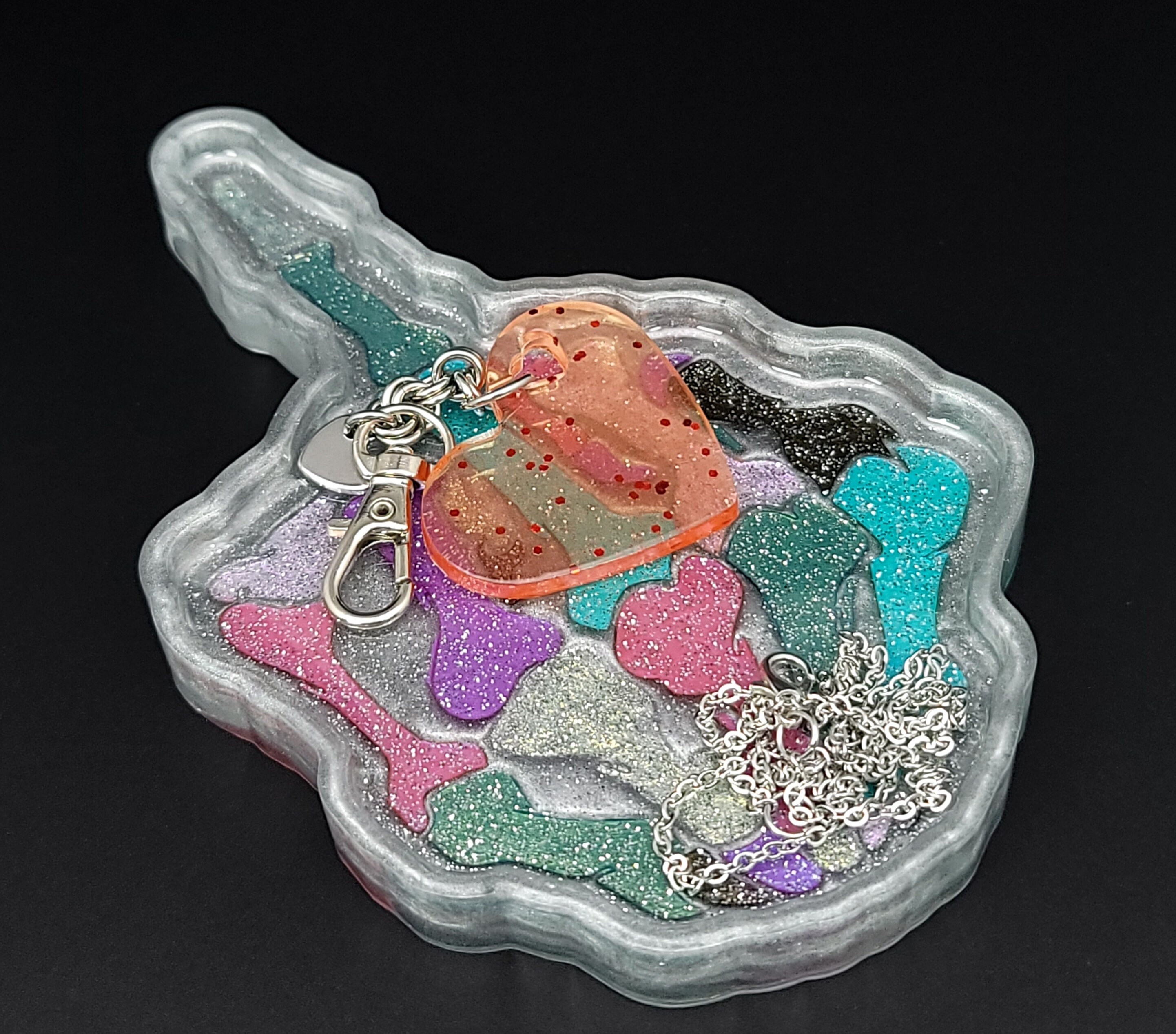 Epoxy Resin Middle Finger Skeleton Hand Trinket Dish - Etsy