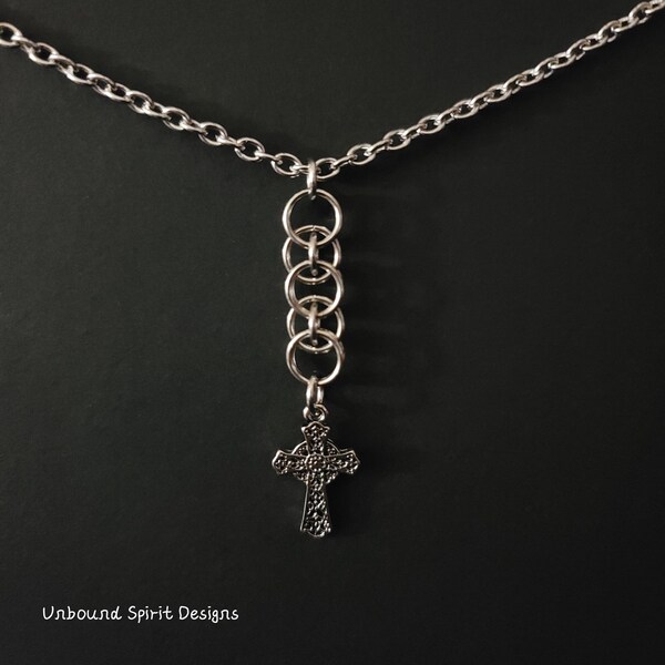 Chainmail Cross - Etsy