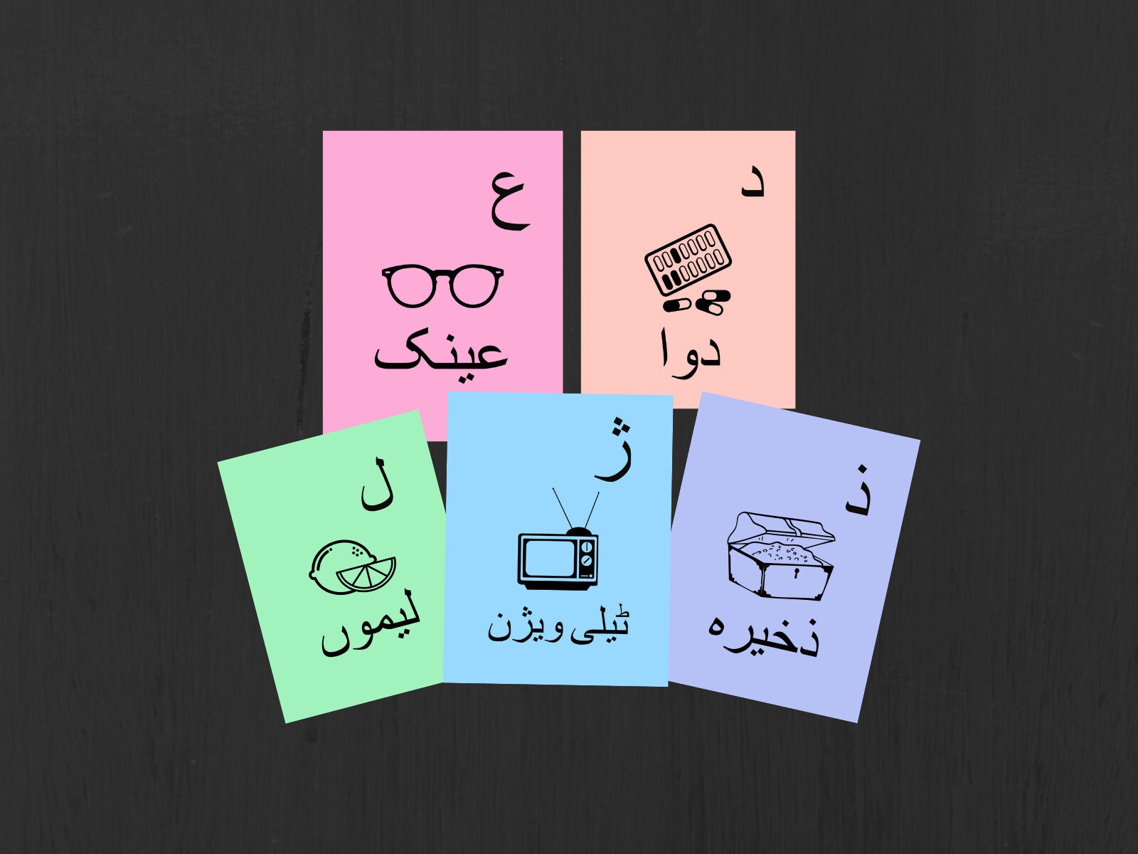 Urdu Alphabet Flashcards With Pictures at Paulette Flores blog