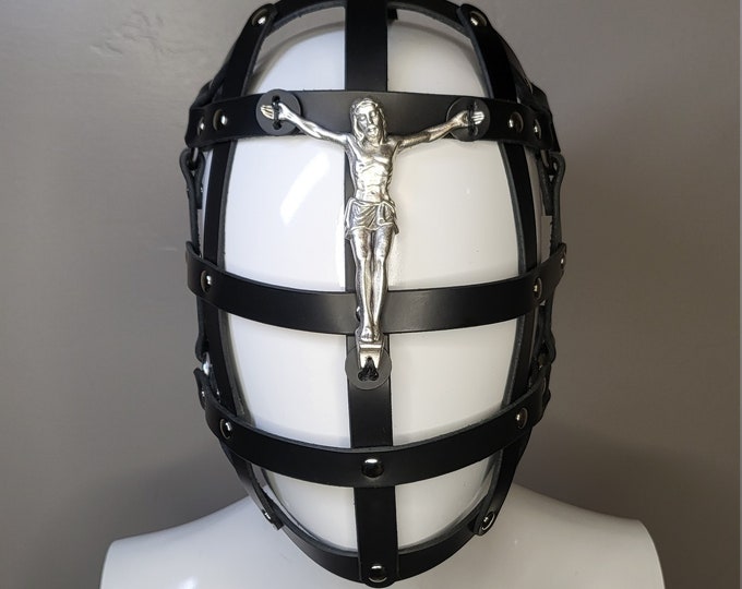 The Holy Bridle, Leather Face Cage - Etsy