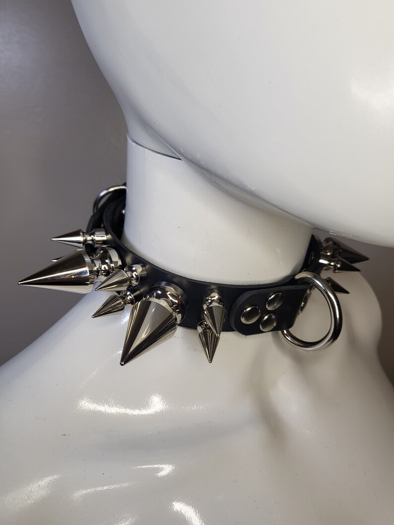 Brat Attack Large Spiked Slave Collar - Etsy