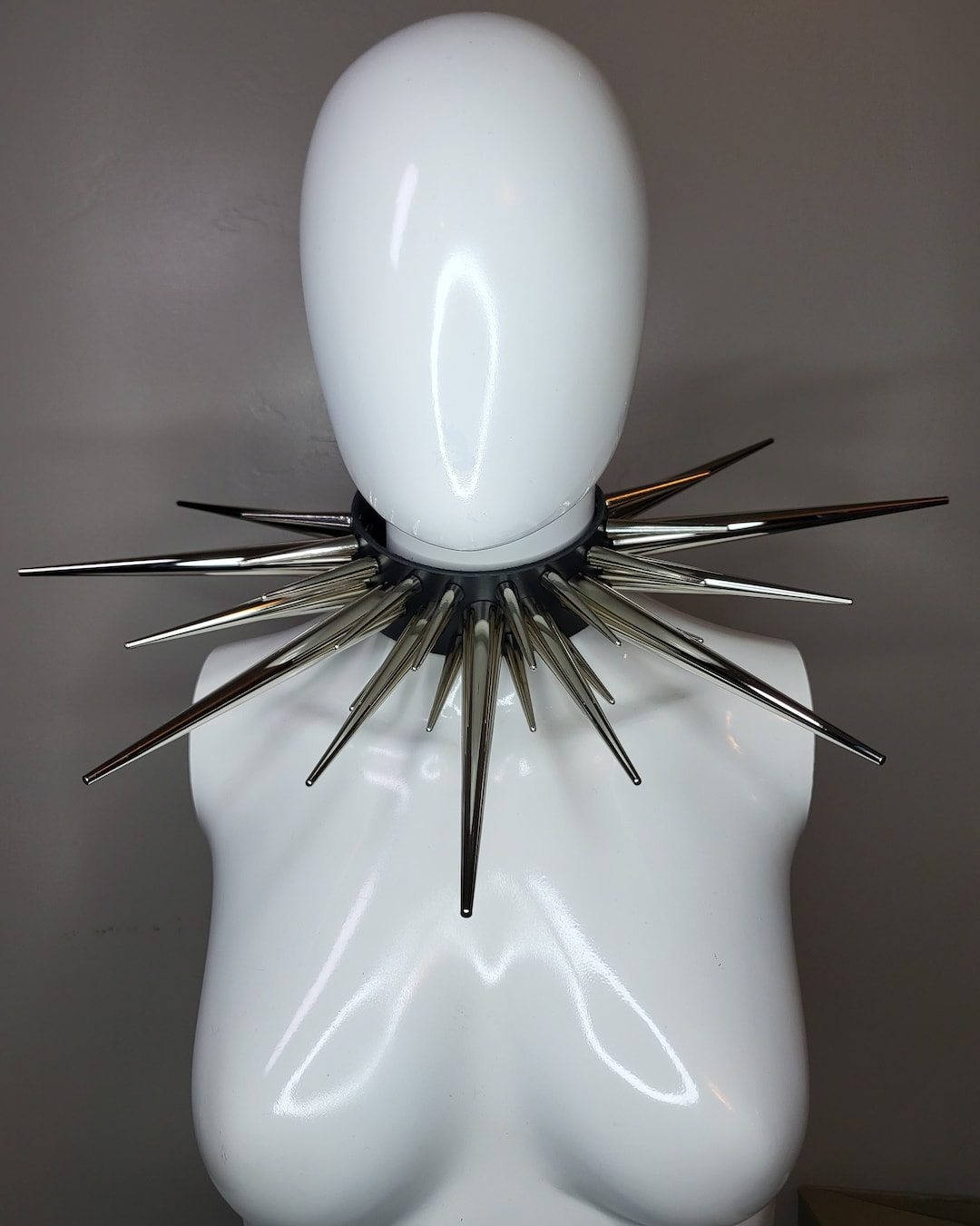 The Adversary, Extreme Giant Spiked Collar - Etsy