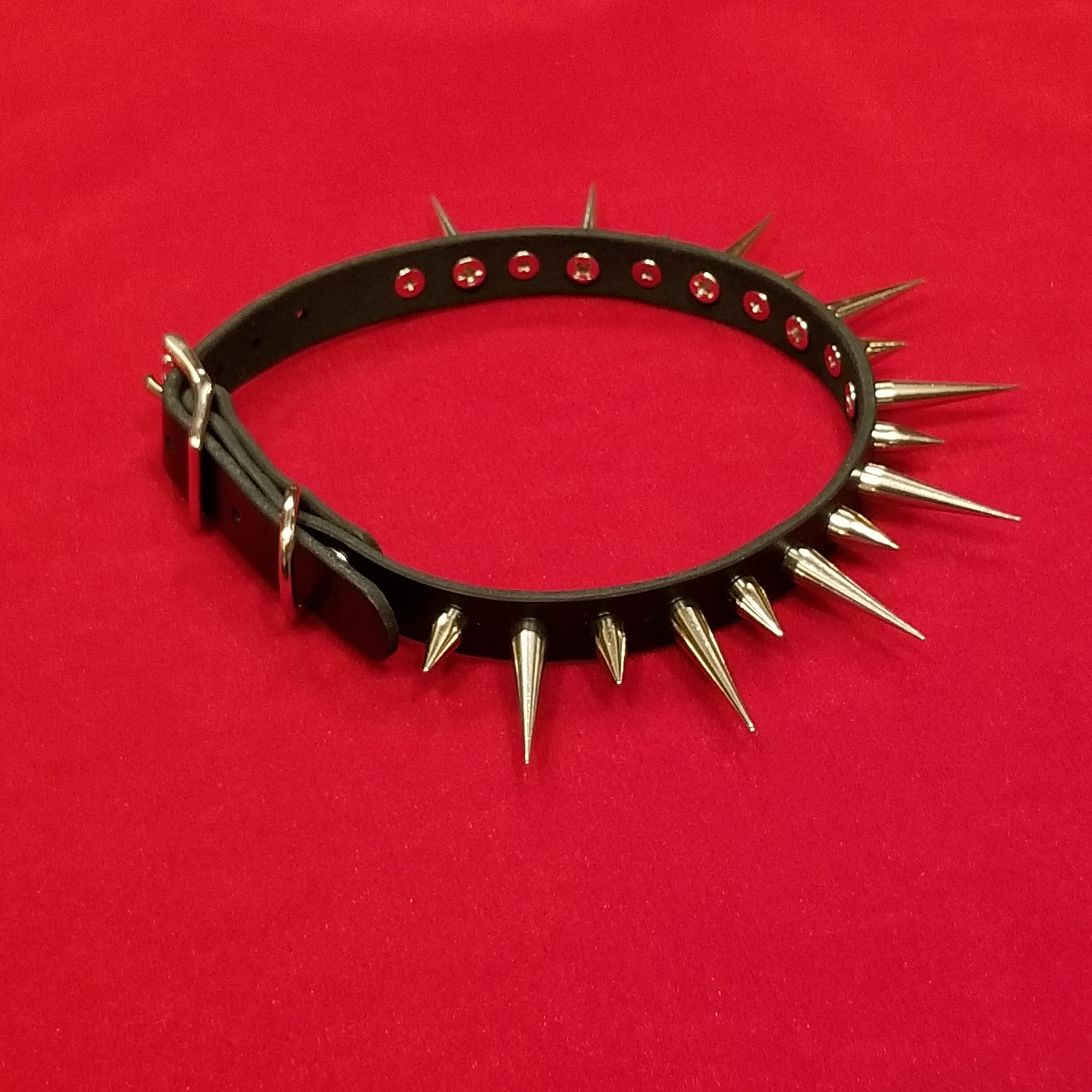Extra Spikey Slender Punk Collar - Etsy