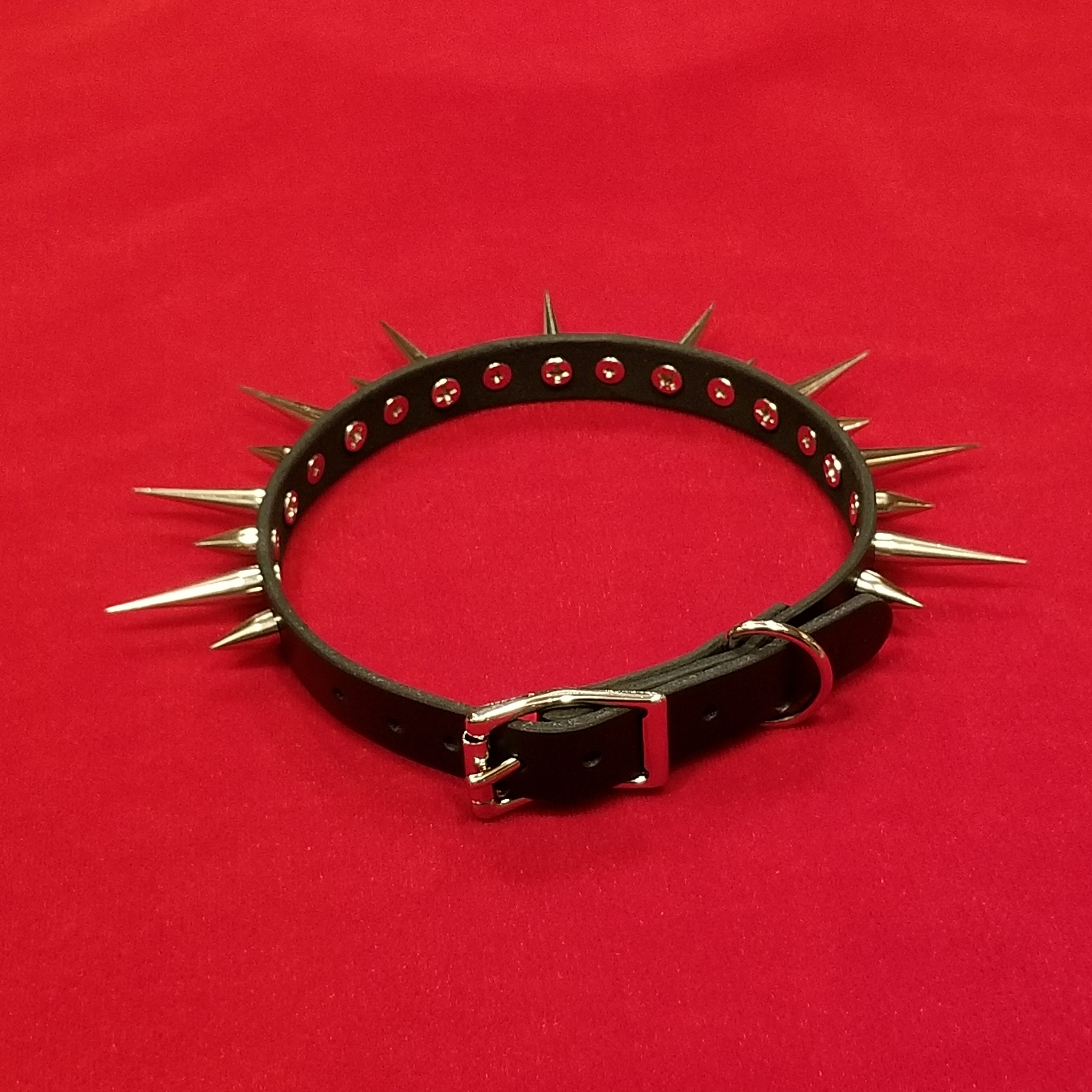 Extra Spikey Slender Punk Collar | Etsy