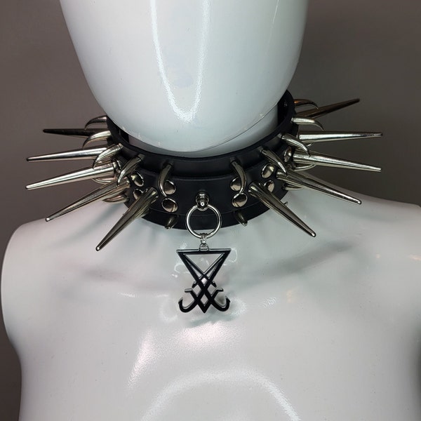 Spiked Collar - Etsy
