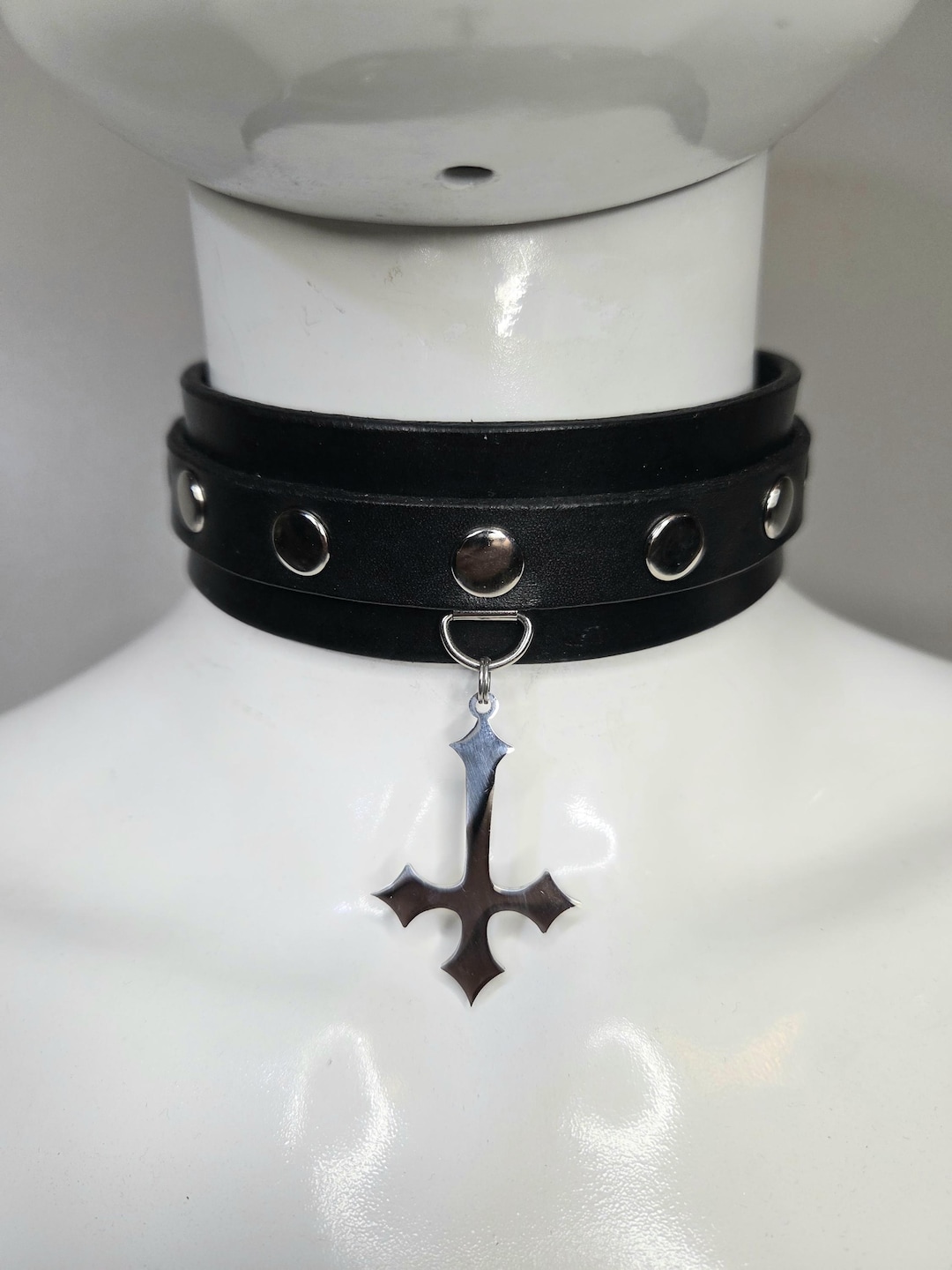 Inverted Cross Collar - Etsy