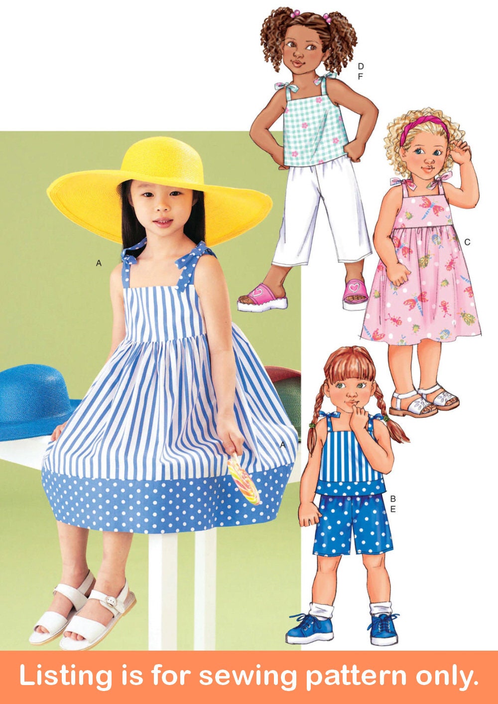 GIRLS SEWING PATTERN Make Kids Clothes Clothing Dress - Etsy