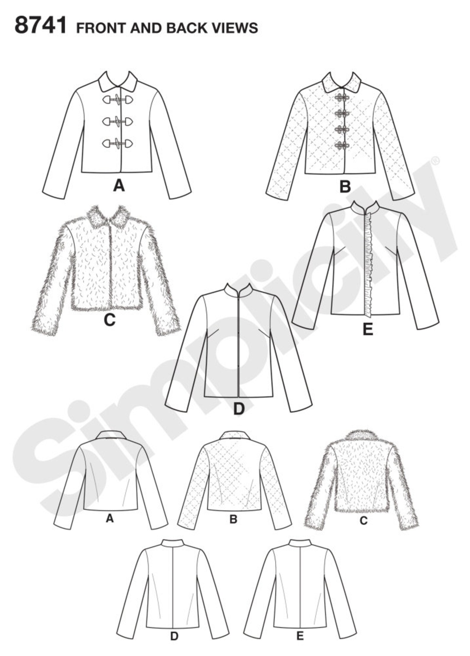 JACKET SEWING PATTERN Sew Womens Misses Clothes Clothing - Etsy