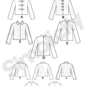 JACKET SEWING PATTERN | Sew Womens Misses Clothes Clothing | Fashion ...
