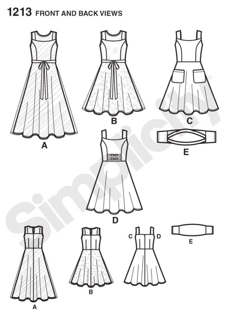 DRESS SEWING PATTERN Make Tween Teen Girls Clothes Kids | Etsy