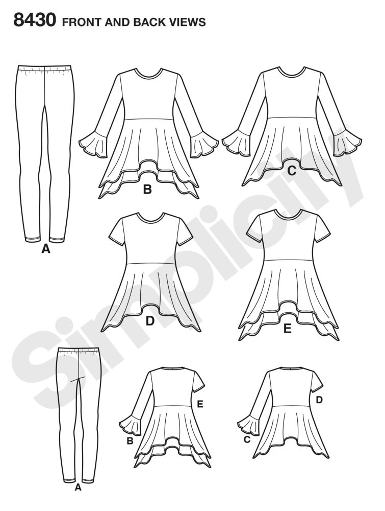 GIRLS SEWING PATTERN Make Fall Clothes Kids Clothing Tunic - Etsy