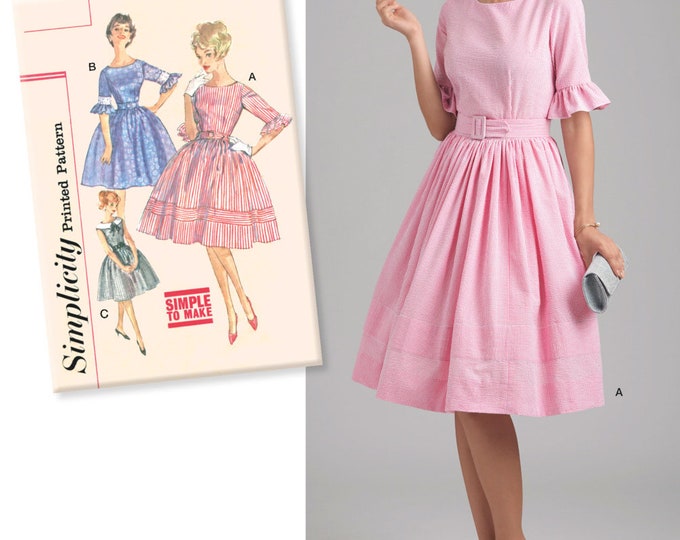 60s DRESS SEWING PATTERN | Sew Womens Clothes Clothing | Retro 1960s ...