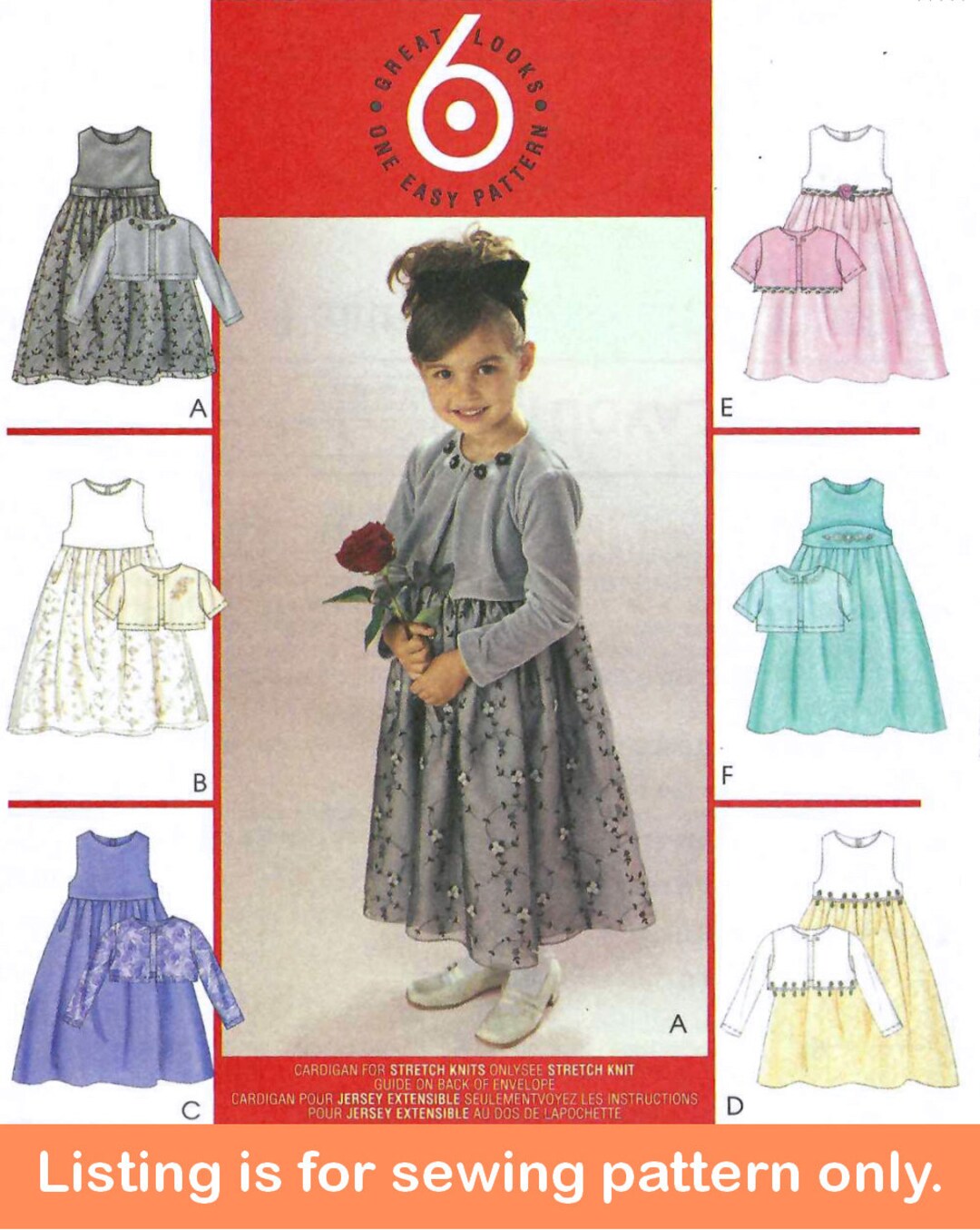 Sale!! DRESS SEWING PATTERN | Sew Girls Clothes Clothing | Formal Party ...