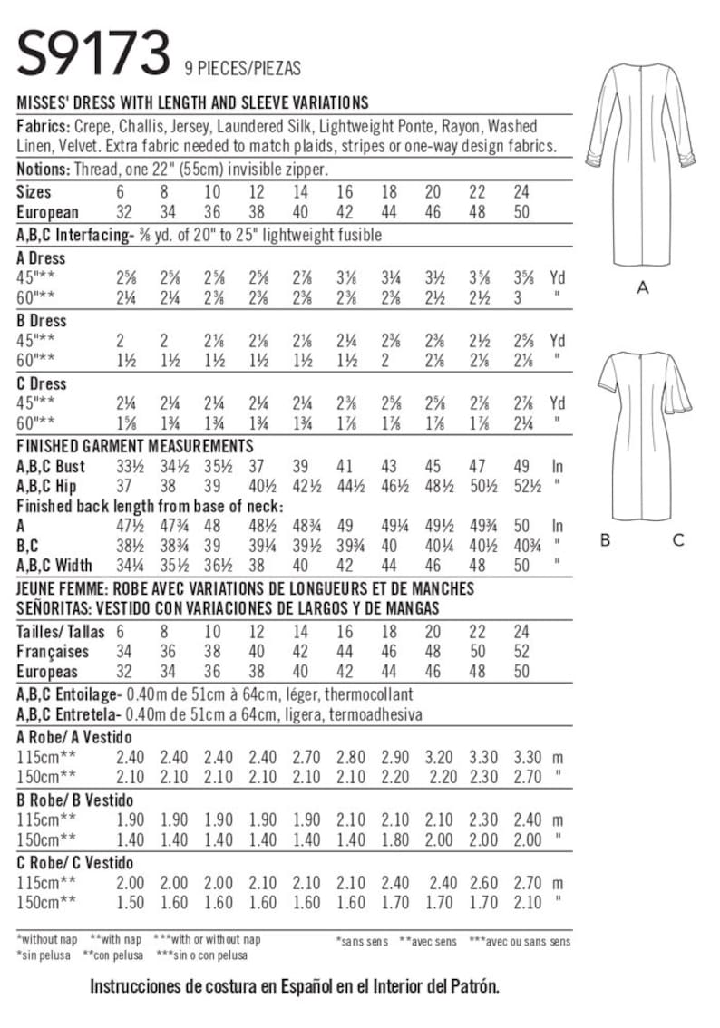 DRESS SEWING PATTERN | Sew Women Misses Clothes Clothing | Party ...