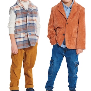 BOYS SEWING PATTERN | Sew Fall Clothes Clothing | Formal Suit Jacket ...