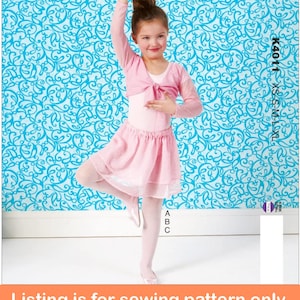 DANCEWEAR SEWING PATTERN | Sew Girl Ballet Clothes Clothing | Leotard ...