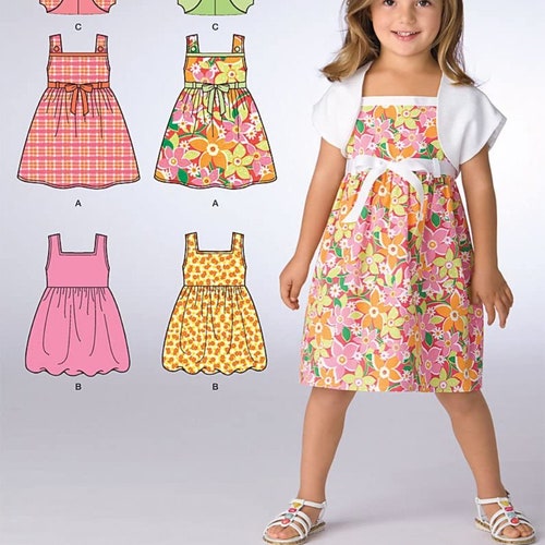 Easy SUNDRESS SEWING PATTERN Make Simple Girls Clothes - Etsy