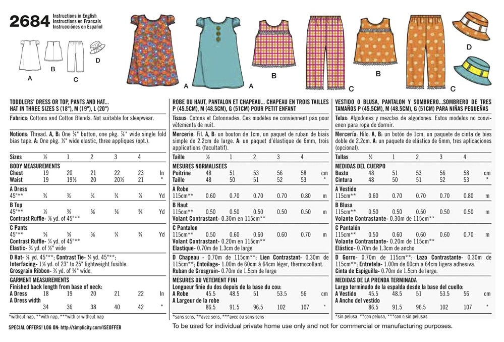 GIRLS SEWING PATTERN Sew Summer Clothes Clothing Easy | Etsy
