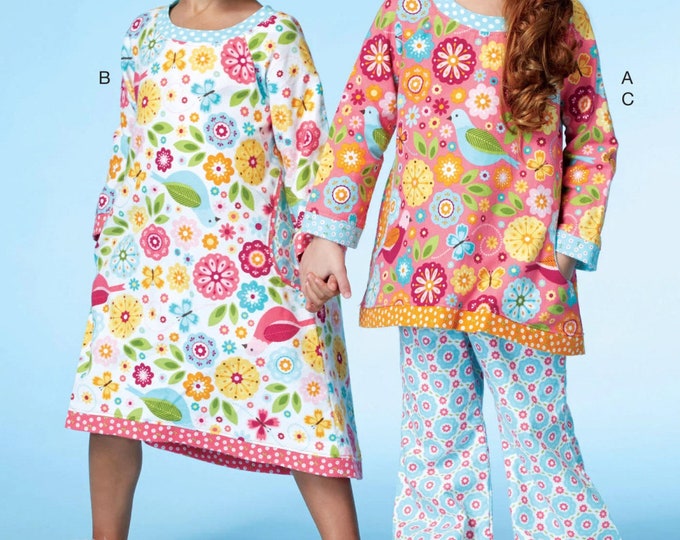 SLEEPWEAR SEWING PATTERN |make Girls Clothes | Kids Clothing Long ...