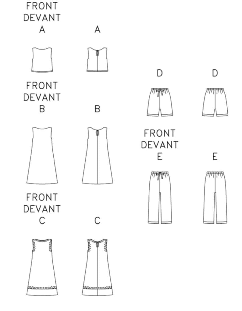 GIRLS SEWING PATTERN Make Tween Teen Clothes Older Kids - Etsy