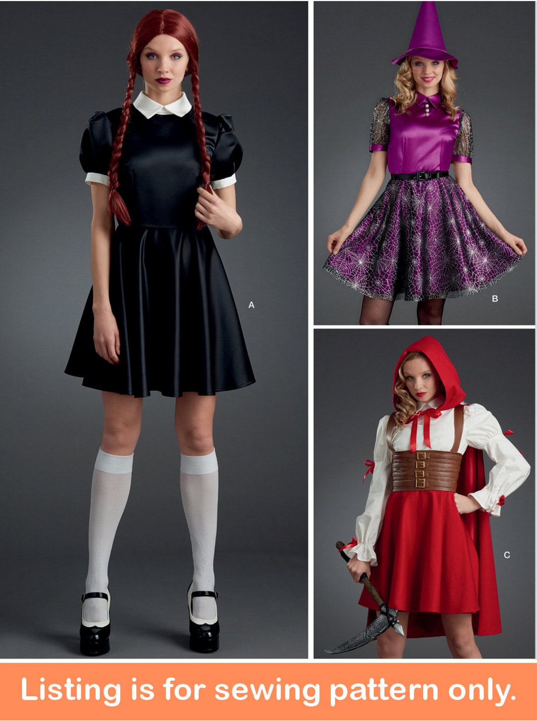 COSTUME SEWING PATTERN | Sew Womens Halloween Carnival Outfit ...