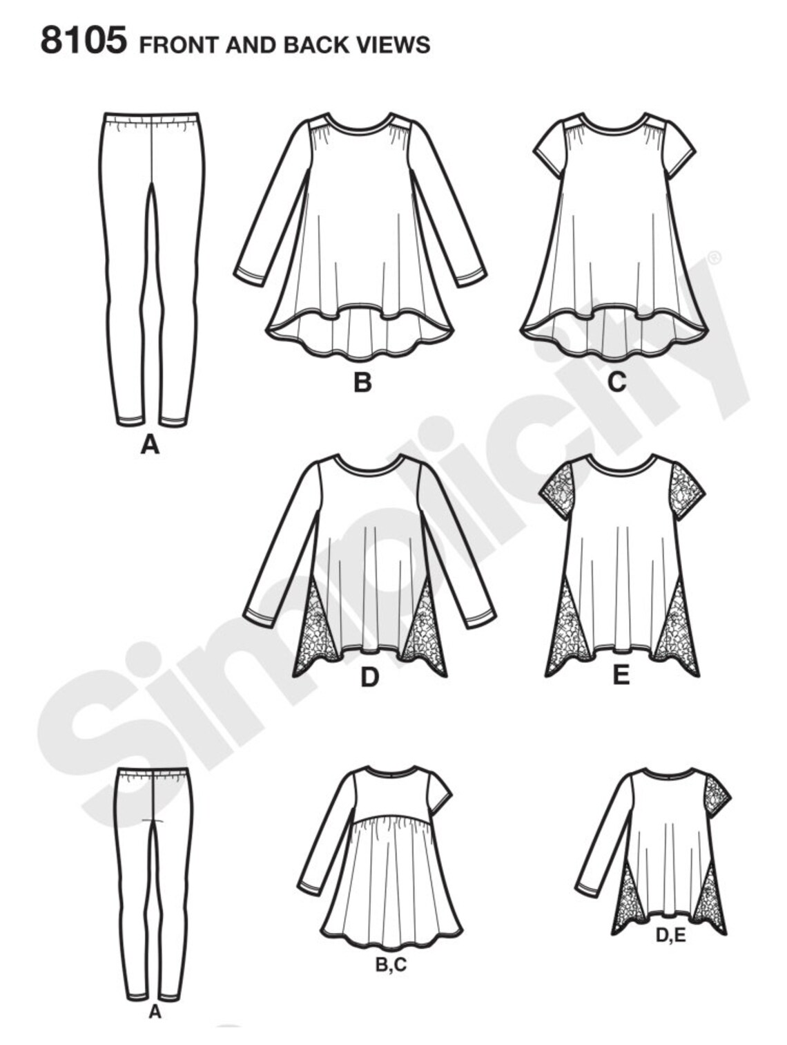 GIRLS SEWING PATTERN Make Fall Clothes Kids Clothing Tunic | Etsy