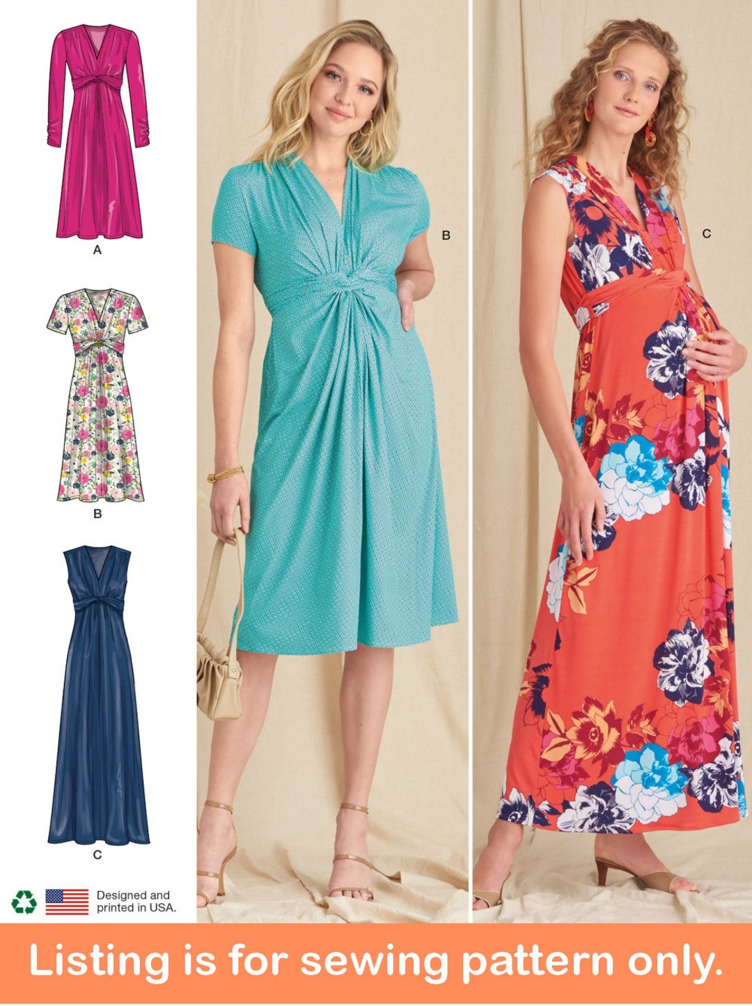 DRESS SEWING PATTERN | Sew Women Misses Clothes Clothing | Party ...