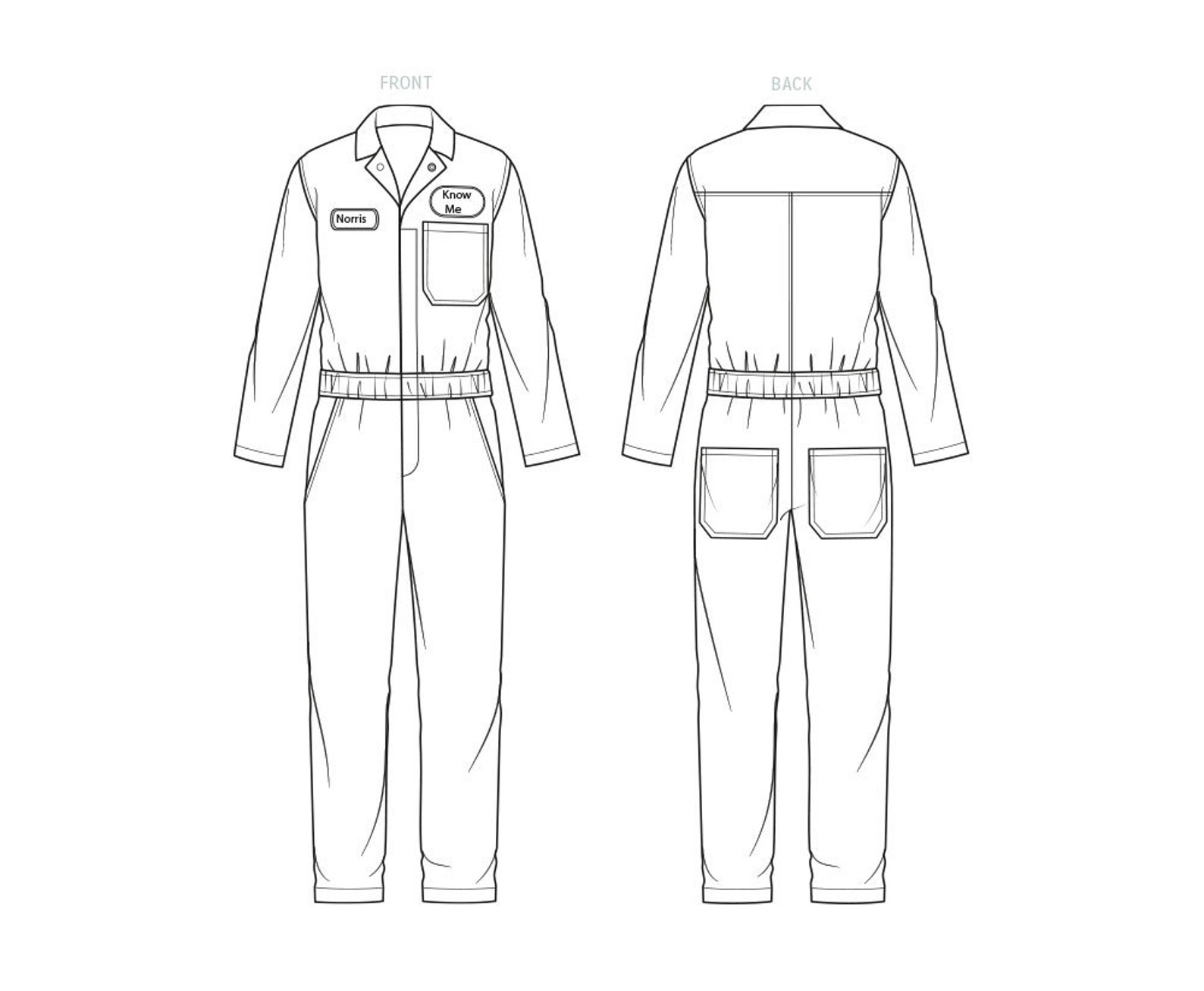 JUMPSUIT SEWING PATTERN | Sew Mens Clothes Clothing | Utility Cargo ...