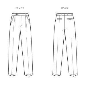 PANTS SEWING PATTERN | Sew Mens Clothes Clothing | Formal Dress ...