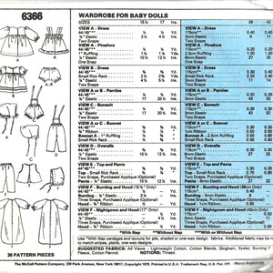 Vintage DOLL CLOTHES Sewing PATTERN | Uncut! 1970s 70s | Make Clothing ...