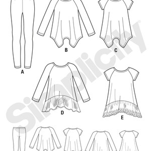 GIRLS SEWING PATTERN | Make School Clothes | Kids Clothing Tunic Top ...