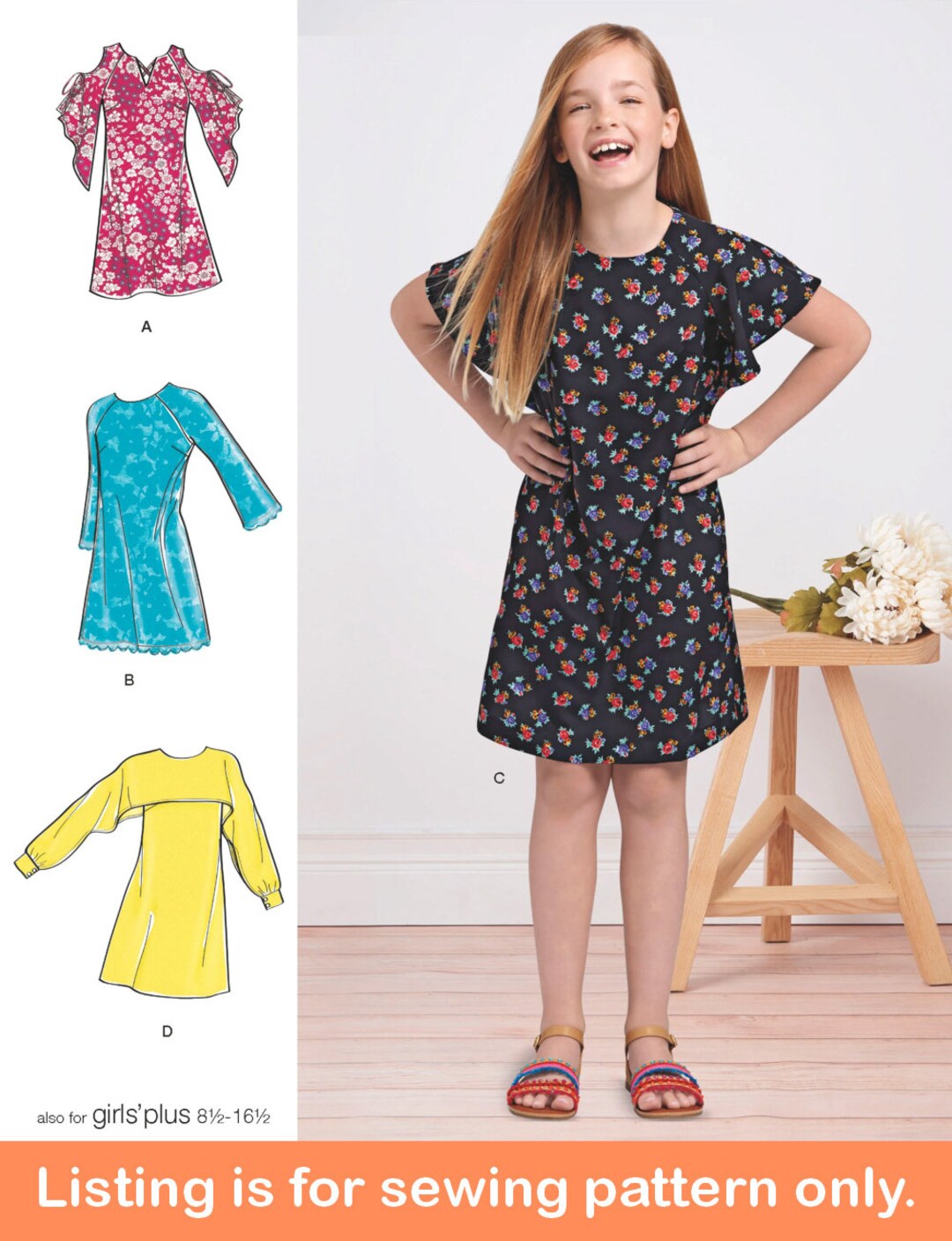 DRESS SEWING PATTERN Make Girls Tween Teen Clothes Older - Etsy