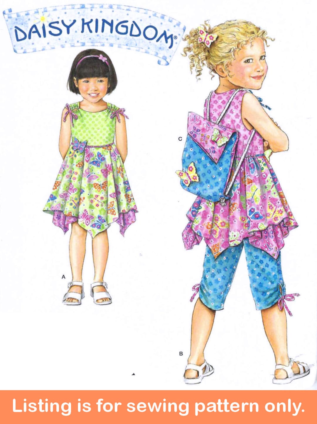 GIRLS SEWING PATTERN | Sew Boutique Clothes Clothing | Dress Sundress ...