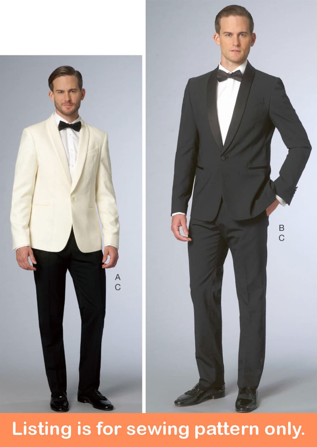 SUIT SEWING PATTERN | Sew Mens Clothes Clothing | Formal Party Dress ...