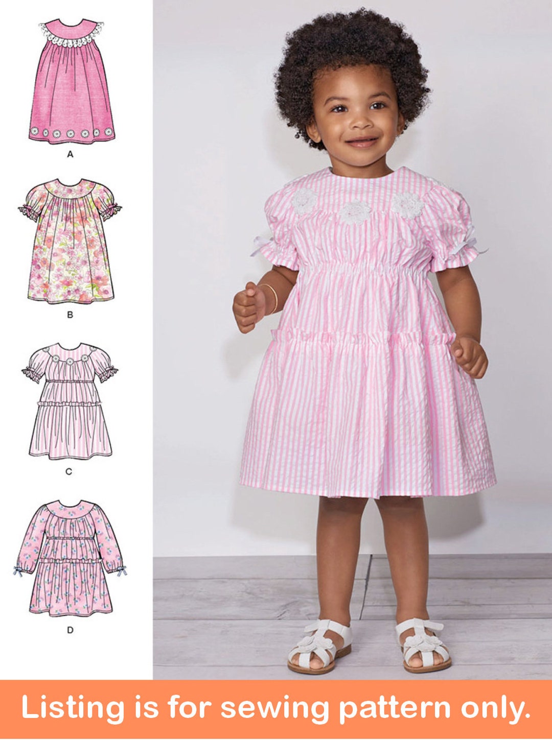 Sale!! DRESS SEWING PATTERN | Sew Girls Clothes Clothing | Toddler ...