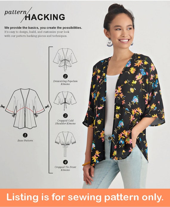 CARDIGAN SEWING PATTERN Sew Womens Misses Clothes Clothing - Etsy