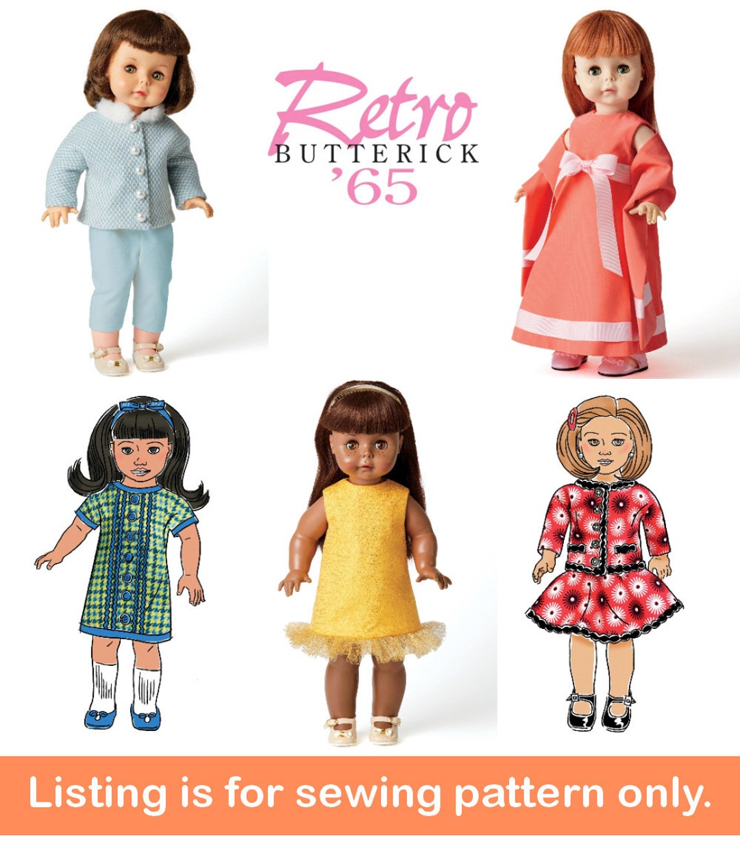 DOLL CLOTHES Sewing PATTERN |make Clothing for 18" Inch Doll |fits ...