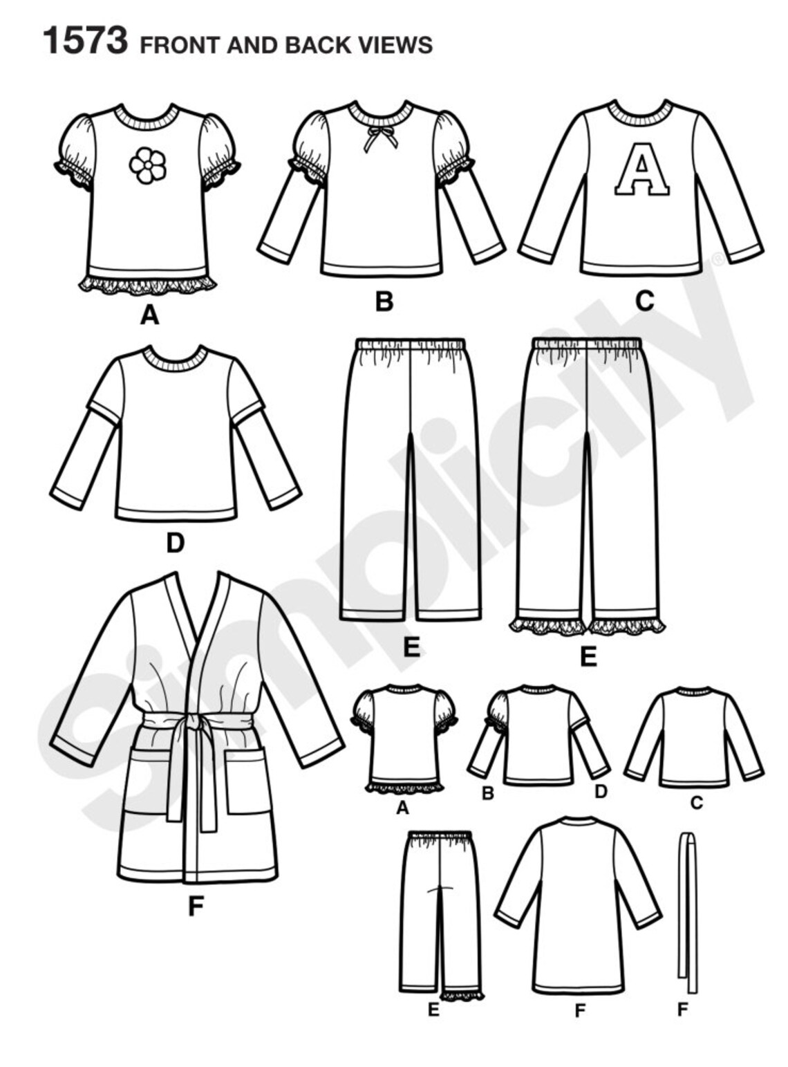 PAJAMAS SEWING PATTERN Make Boys Girls Clothes Kids | Etsy