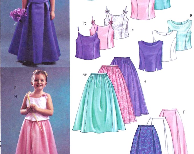 GIRLS SEWING PATTERN | Sew Formal Clothes Clothing | Two-piece Dress ...