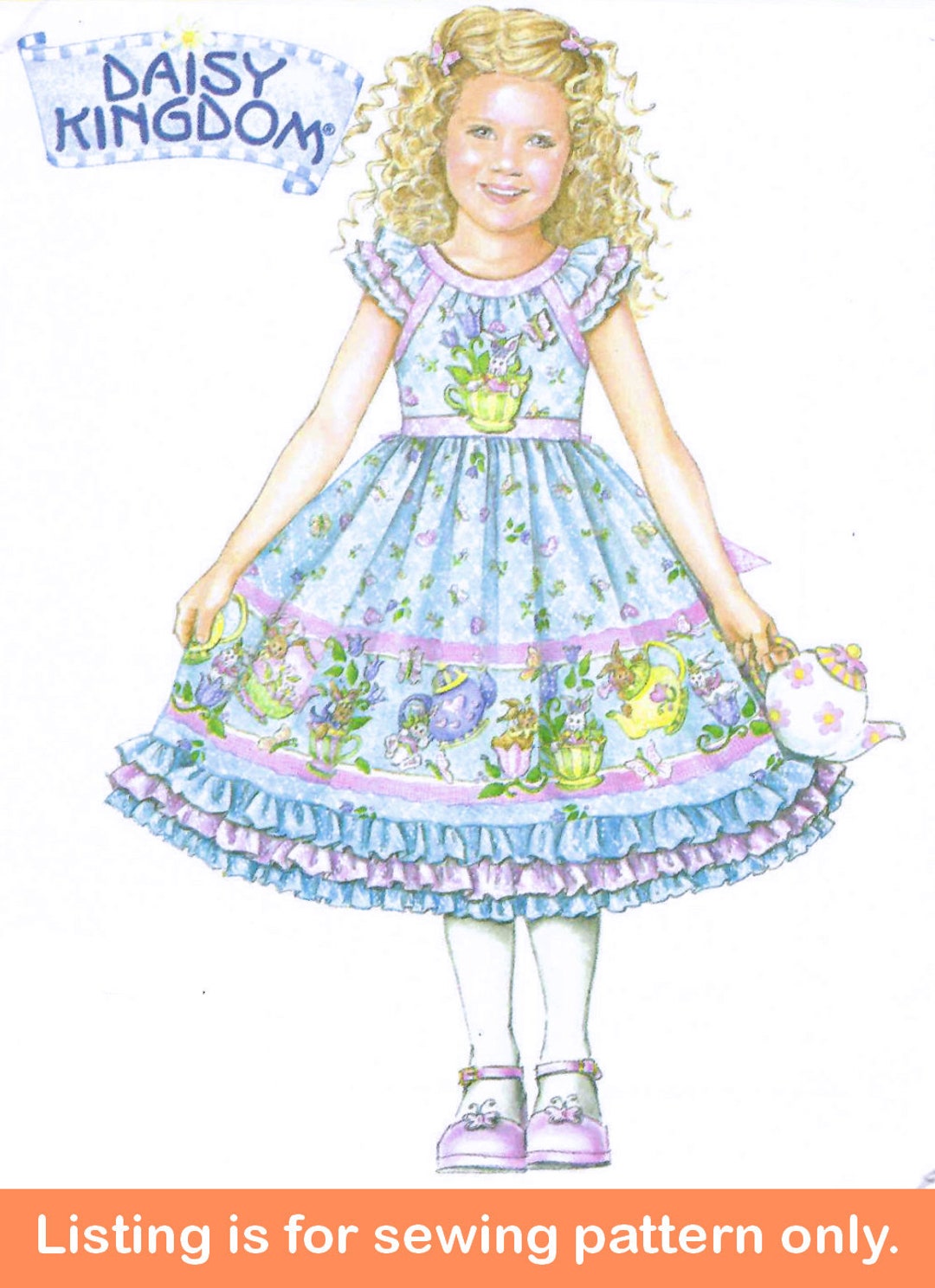 DRESS SEWING PATTERN | Sew Girl Clothes Clothing | Party Easter Flower ...