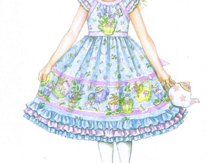 DRESS SEWING PATTERN | Sew Girl Clothes Clothing | Party Easter Flower ...