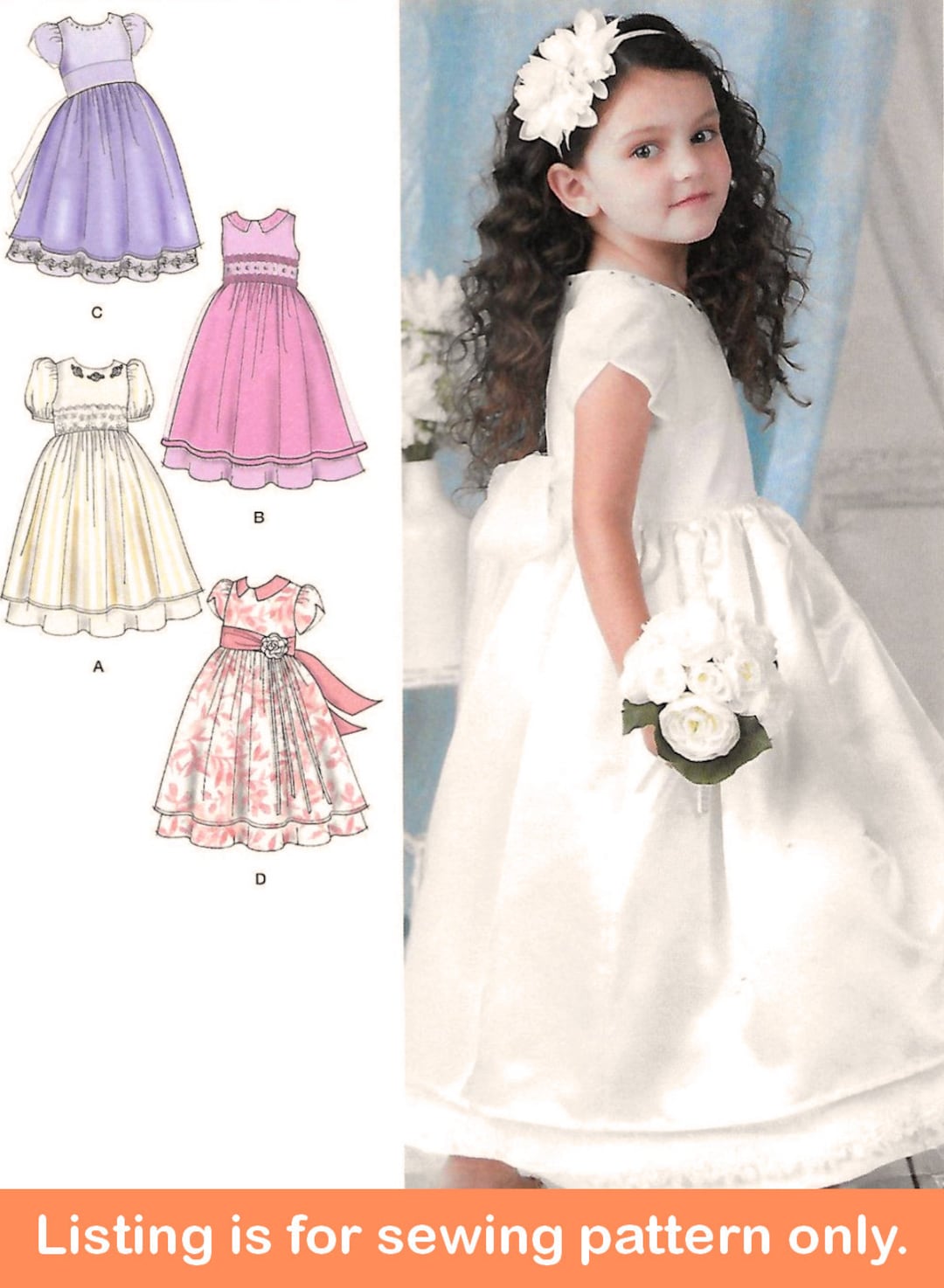 FORMAL DRESS Sewing PATTERN | Sew Girls Clothes Clothing | Party First ...