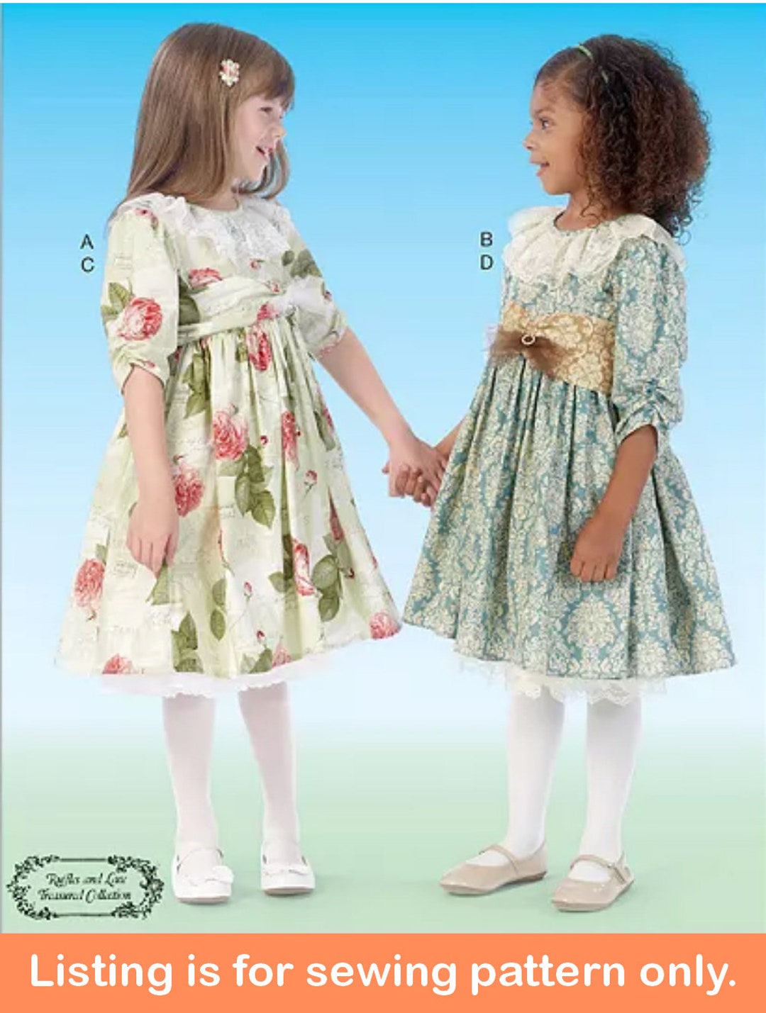 Sale!!! DRESS SEWING PATTERN | Sew Girls Clothes Clothing | Church ...
