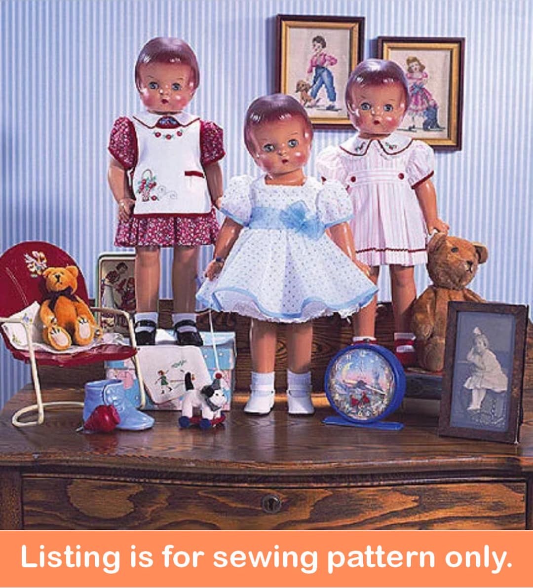 DOLL CLOTHES Sewing PATTERN |make Clothing for 18" Inch Doll |fits ...