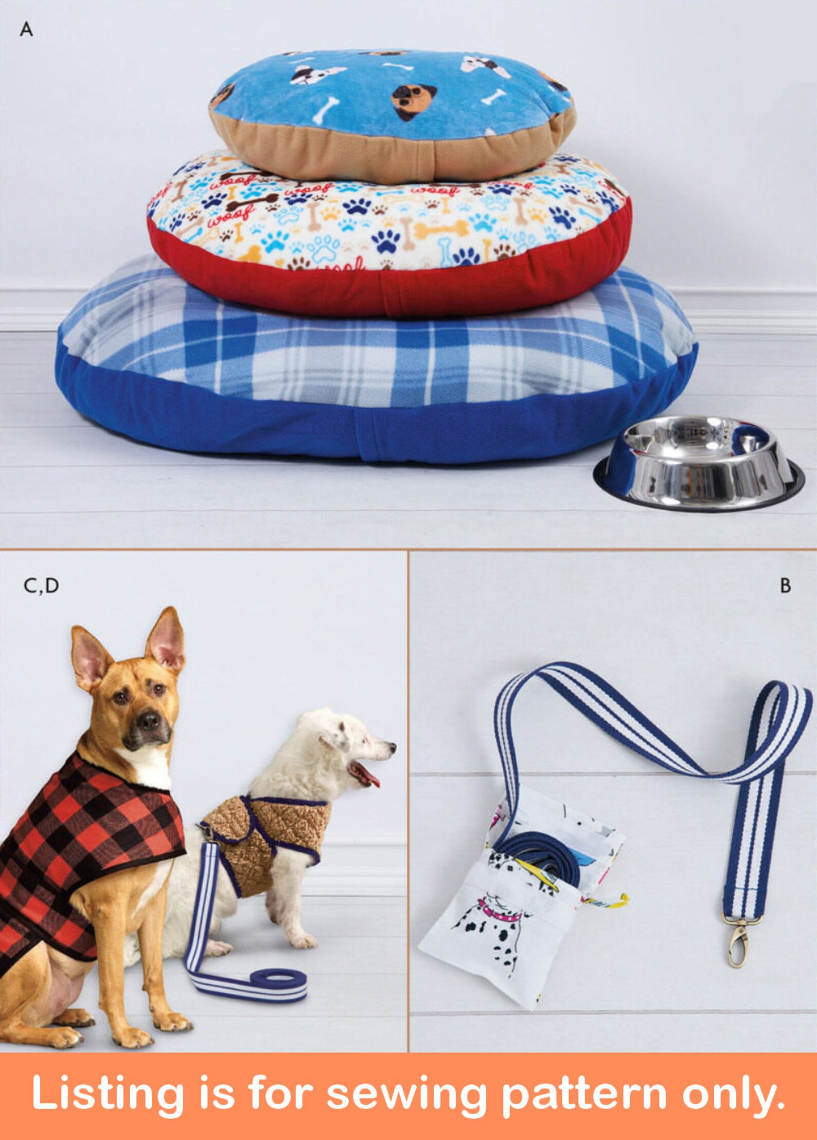 PET SEWING PATTERN Make Dog Accessories Puppy Gift - Etsy