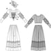 COSTUME SEWING PATTERN | Sew Women Halloween Carnival | Top Skirt Hair ...