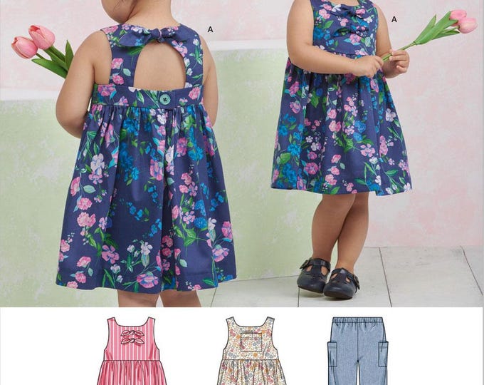 GIRLS SEWING PATTERN | Sew Toddler Clothes Clothing | Dress Sundress ...
