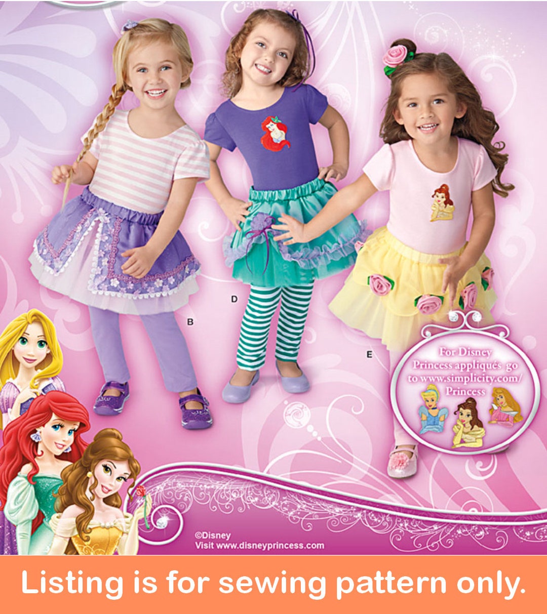 PRINCESS SEWING PATTERN | Sew Girl Clothes Clothing | Tutu Skirt Top ...
